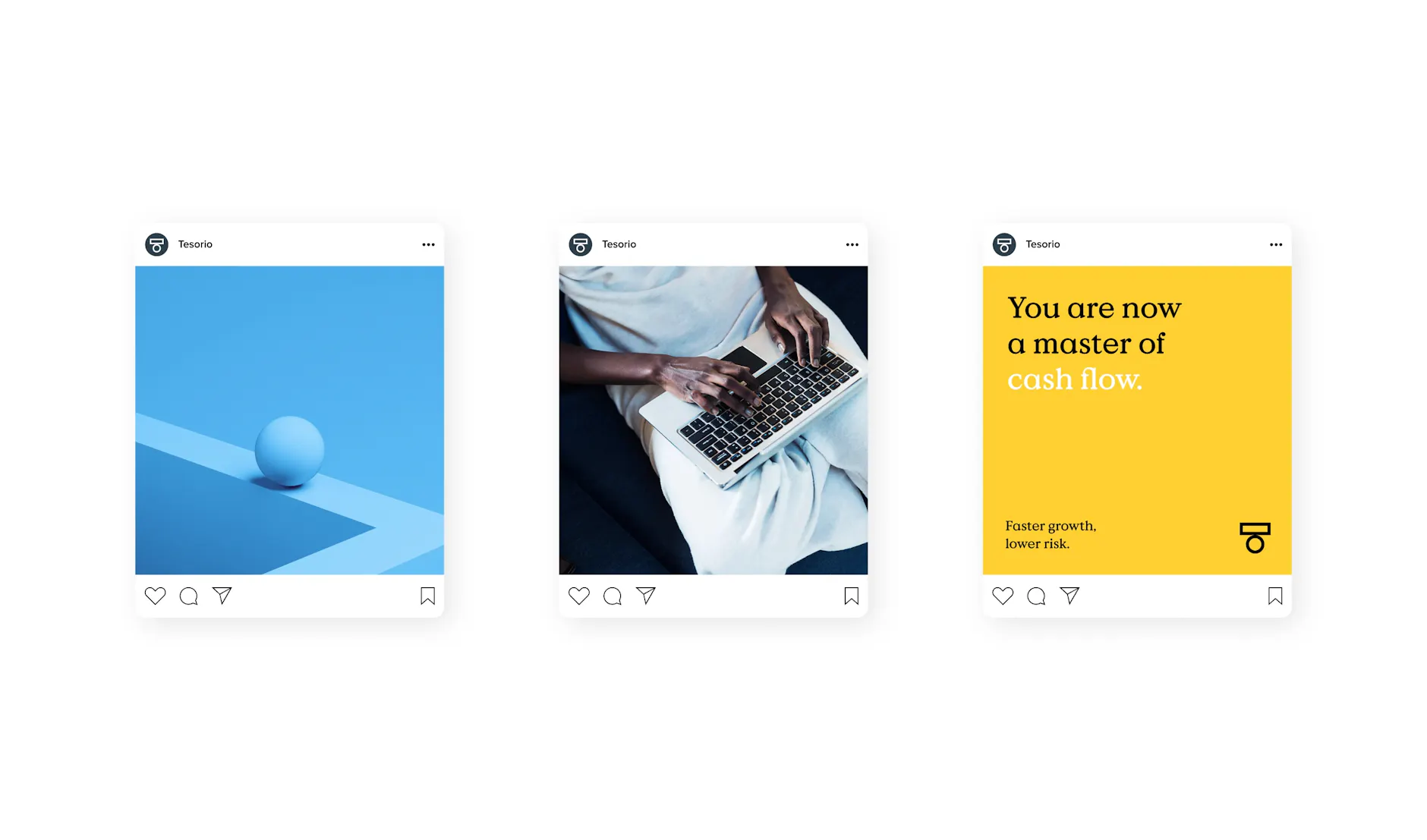 Tesorio Brand Design — Gold Front