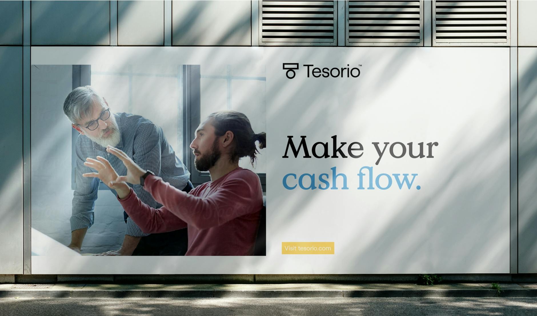 Tesorio Brand Design — Gold Front