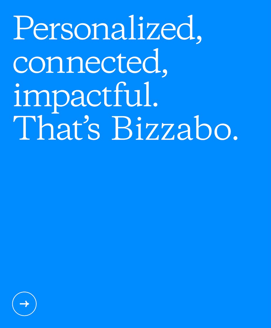 Brand Design Bizzabo — Gold Front